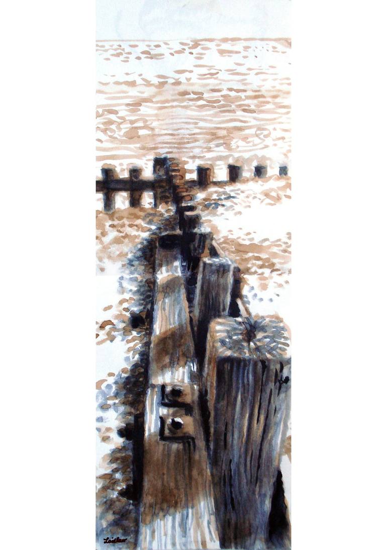 Wooden Groin Painting by Ken Laidlaw | Saatchi Art