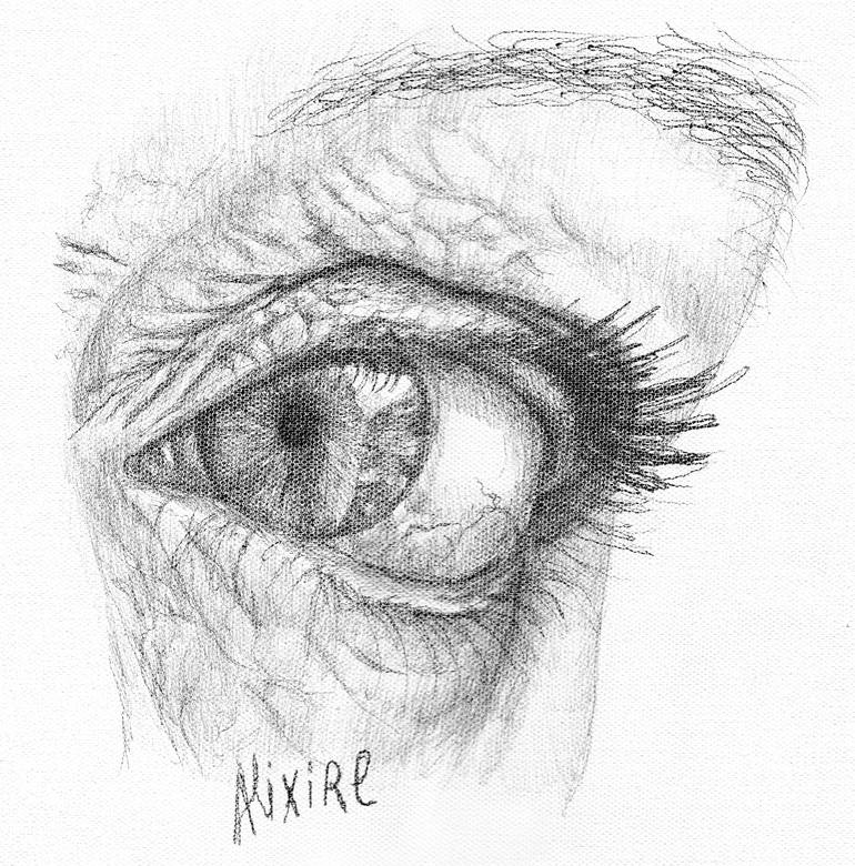 An Eye Drawing by Alixire Colmant | Saatchi Art