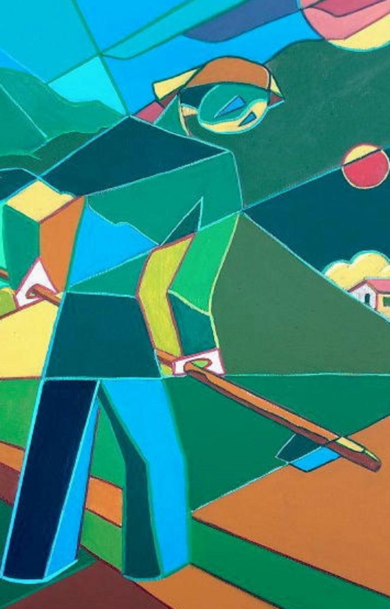 Saluzzo e le sue Valli Painting by Piero Masia | Saatchi Art