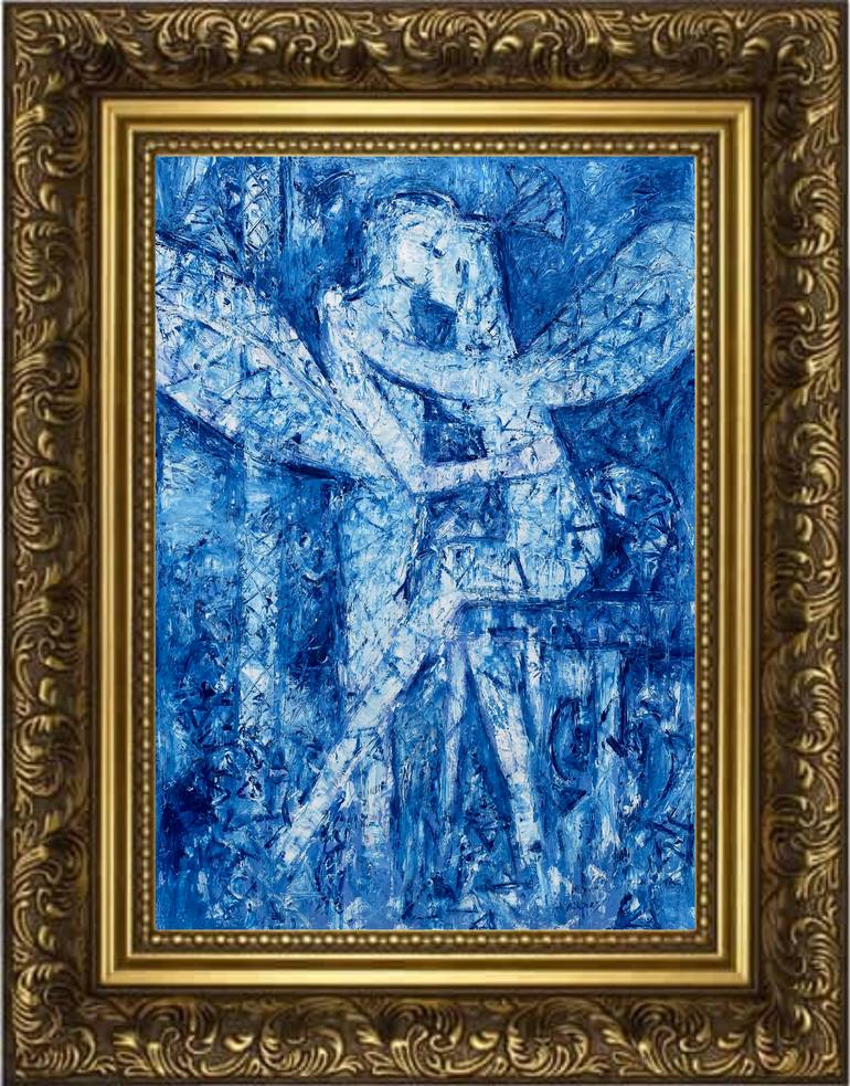 WORLD OF ANGELS Painting by Aditya Dev | Saatchi Art