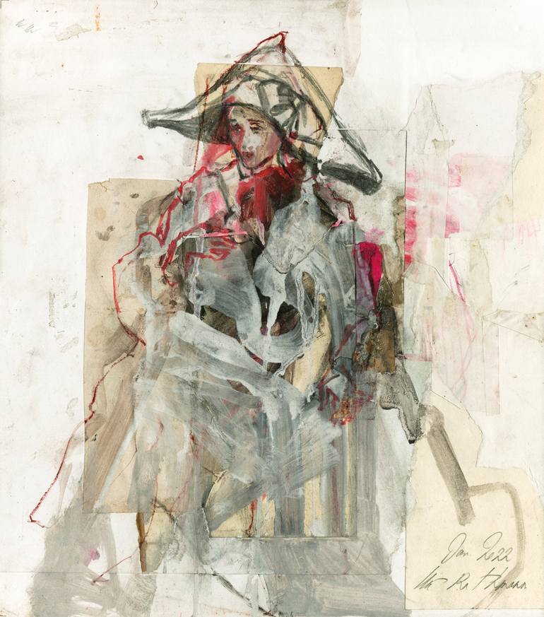 Hommage à Leonora Carrington IV Drawing by Ute Rathmann | Saatchi Art