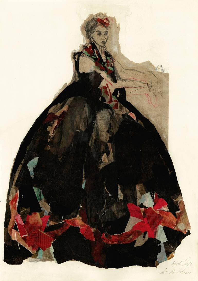 Hommage à Manet XXII Drawing by Ute Rathmann | Saatchi Art