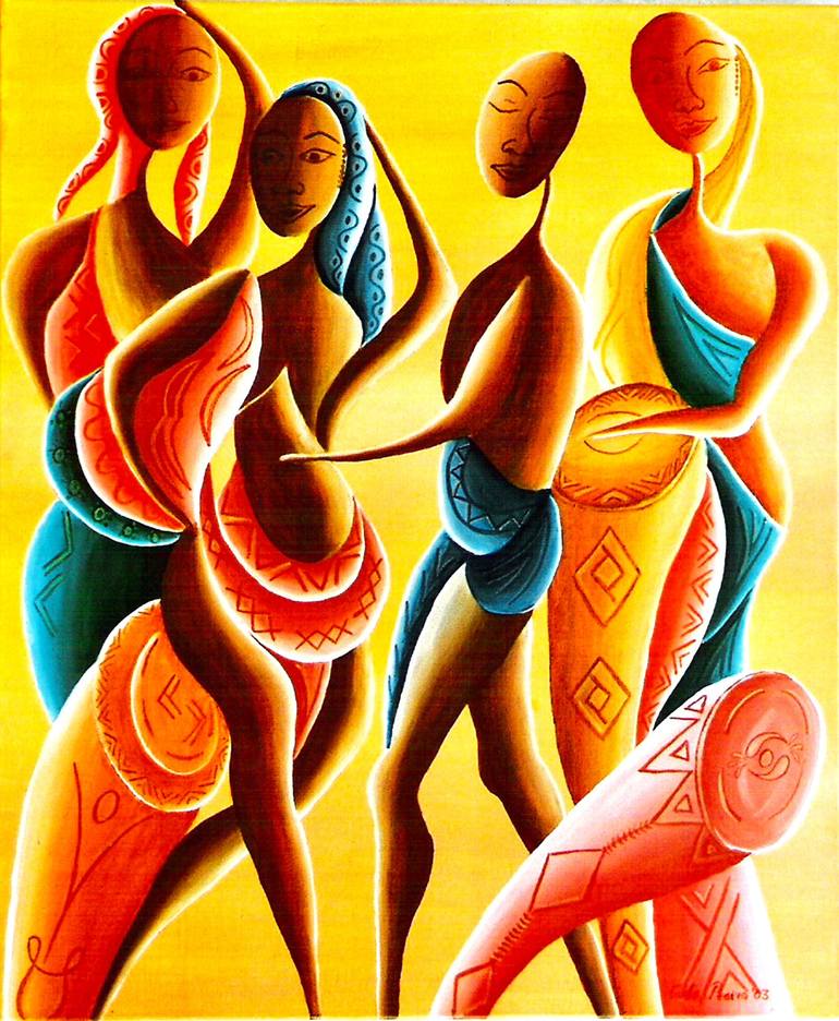 Massemba Painting by Carla Peairo | Saatchi Art