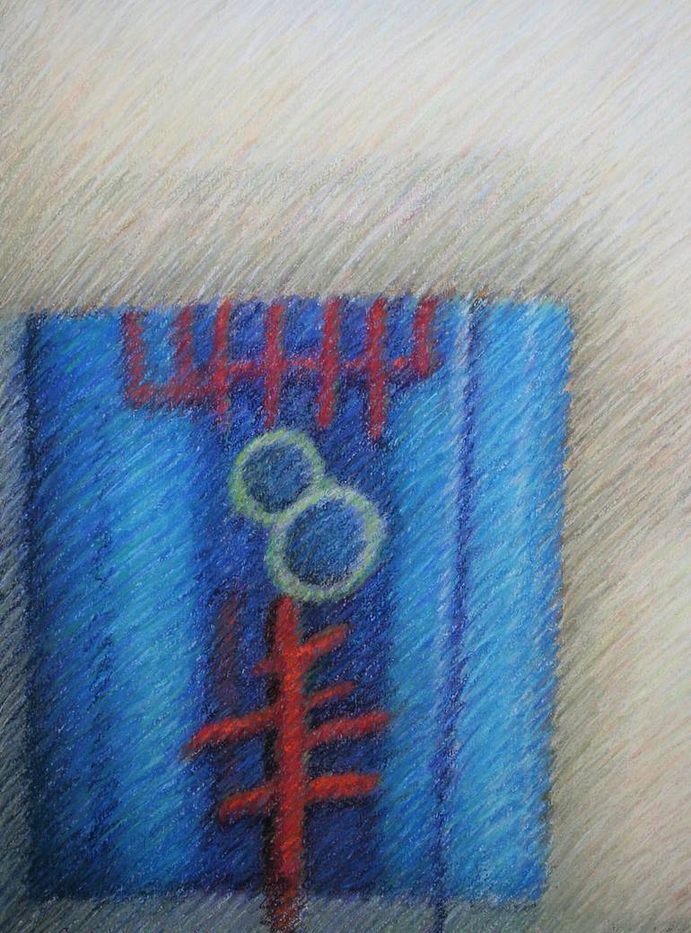 Blue Box Drawing by Janine Brown | Saatchi Art