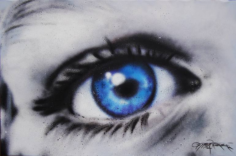 Blue Mind Painting by D-Egon Zuodar | Saatchi Art