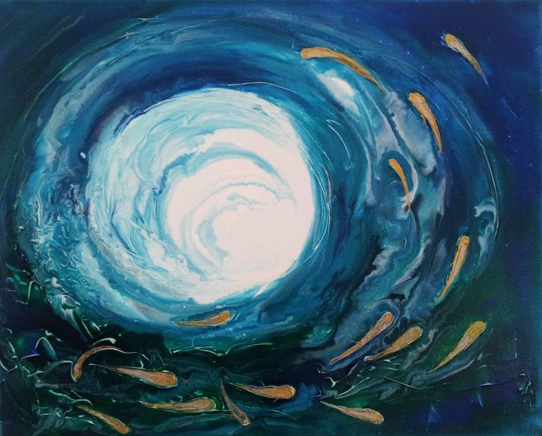 Tidal Dance Painting by Beth Darlington | Saatchi Art