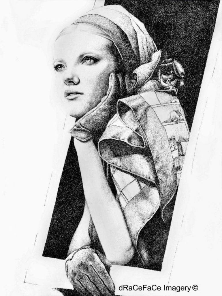 Inside Staring Out Drawing by dRaCeFaCe Imagery | Saatchi Art