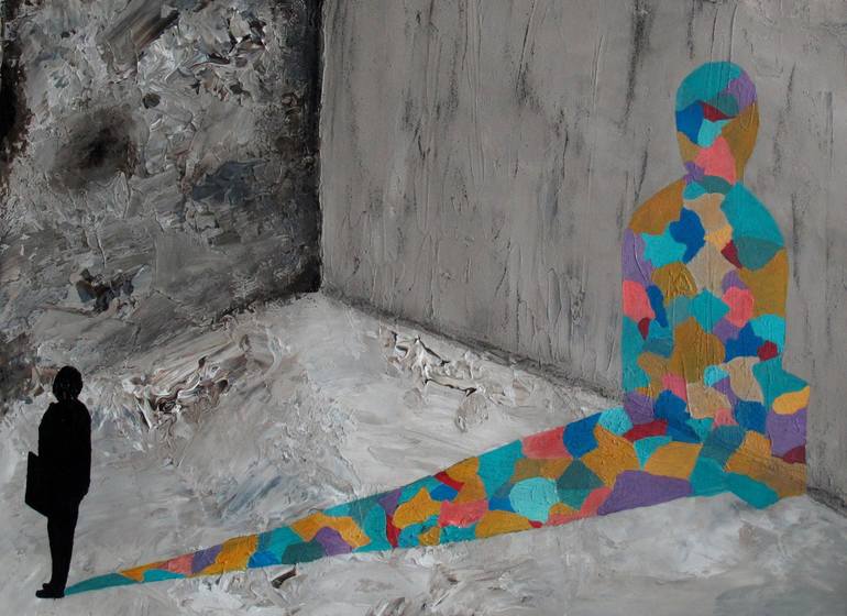 The interview Painting by Mugdha Hedaoo | Saatchi Art