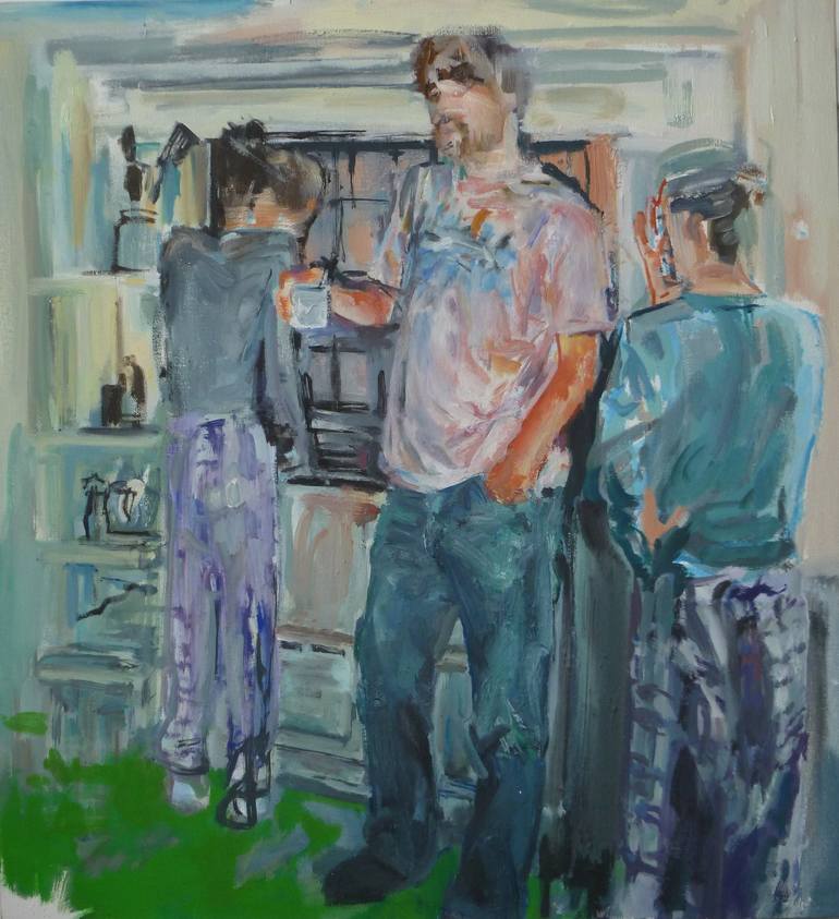 T Painting by Carly Morris | Saatchi Art