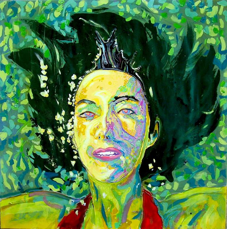 tu sei qui/you are here Painting by Davide Ferrari | Saatchi Art