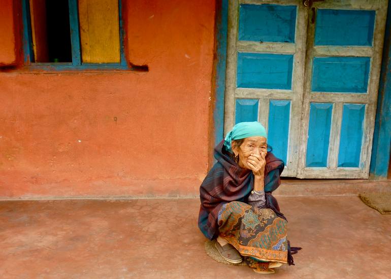 Himalayan Elder Photography by Lisa Cunliffe | Saatchi Art