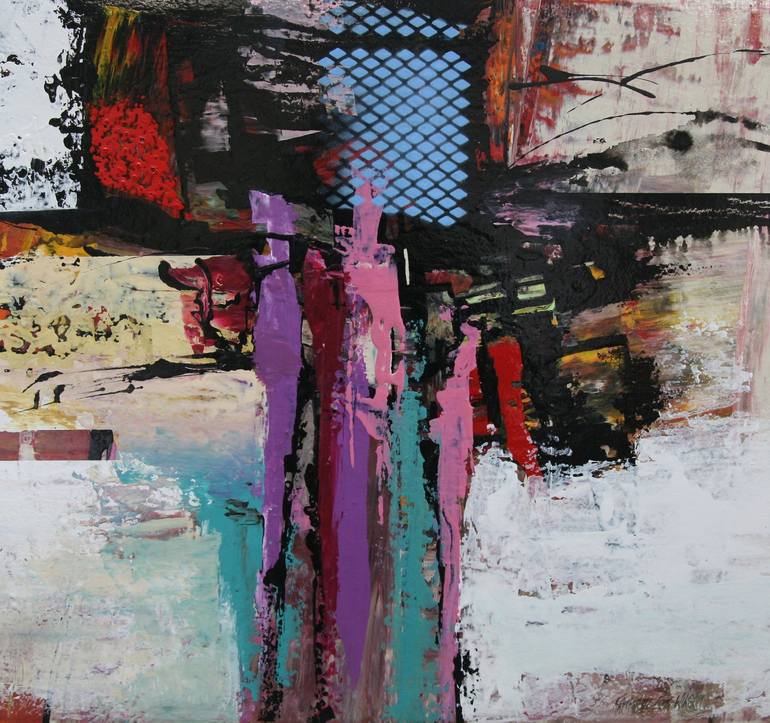 INDUSTRIAL ABSTRACT Painting by Kenneth Ray Wilson | Saatchi Art