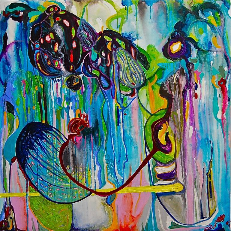 Goddess Song Painting by Gg Reid | Saatchi Art