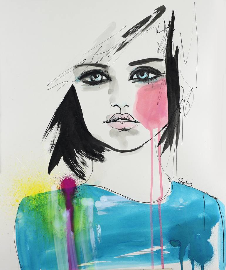 Color Me Painting by Sara Riches | Saatchi Art