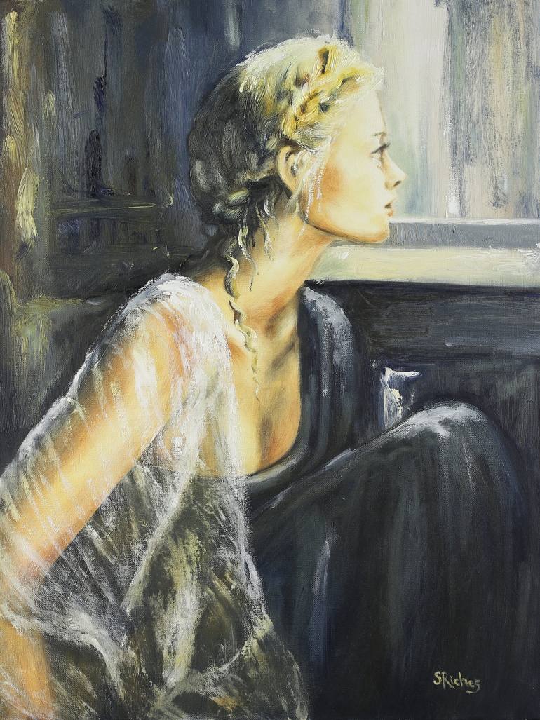 What Hour? Painting by Sara Riches | Saatchi Art