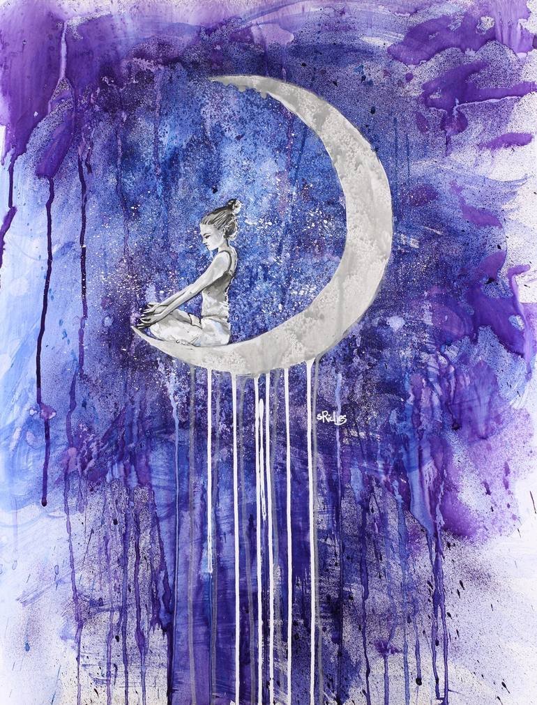 Namaste Painting by Sara Riches | Saatchi Art