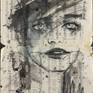 Worried Mind Drawing by Sara Riches | Saatchi Art