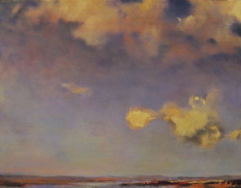 golden angels spread their wings Painting by Albert Scharf | Saatchi Art