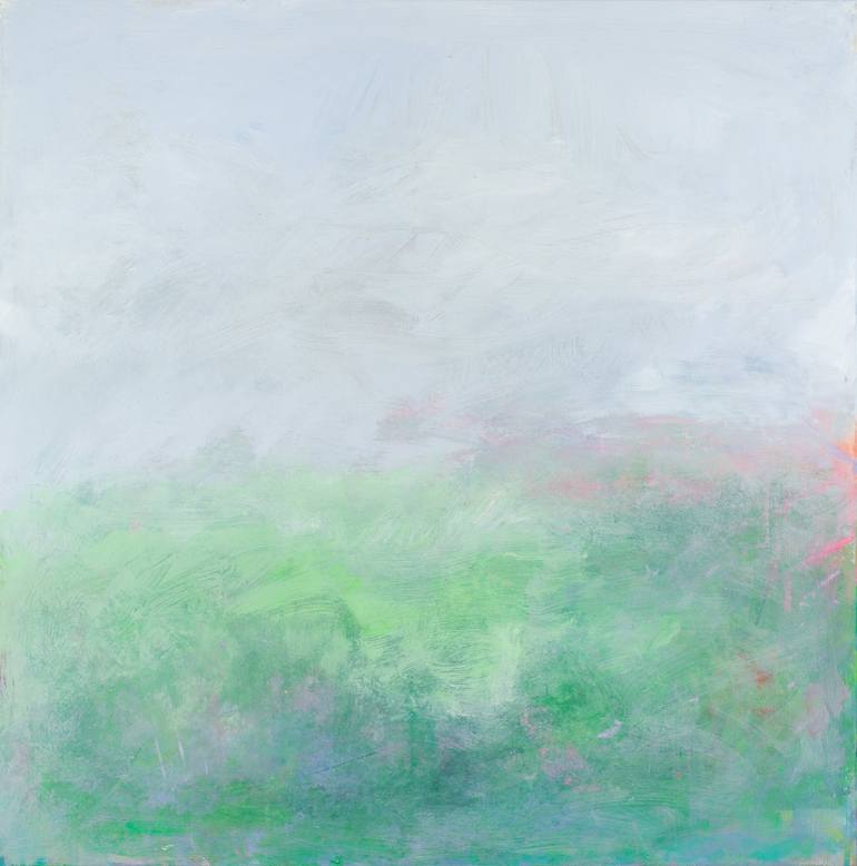 Mystic Original Landscape Painting - Mountain Foggy Scene Painting by ...