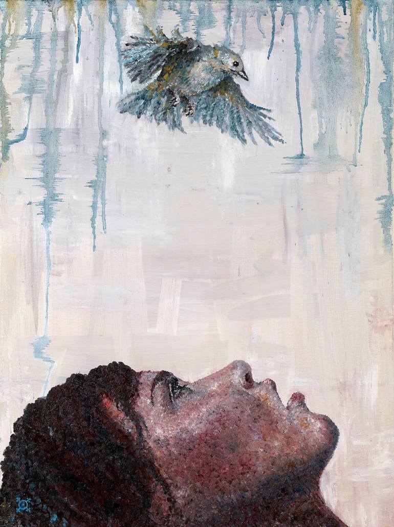 Death and Life of the Poet - SOLD Painting by Cory Basil | Saatchi Art