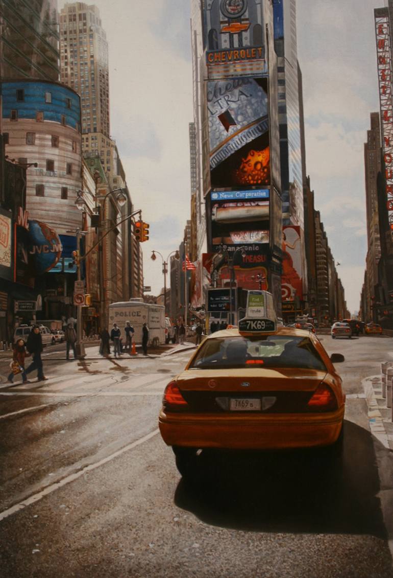 Look Both Ways Painting by Chris Jenkinson | Saatchi Art