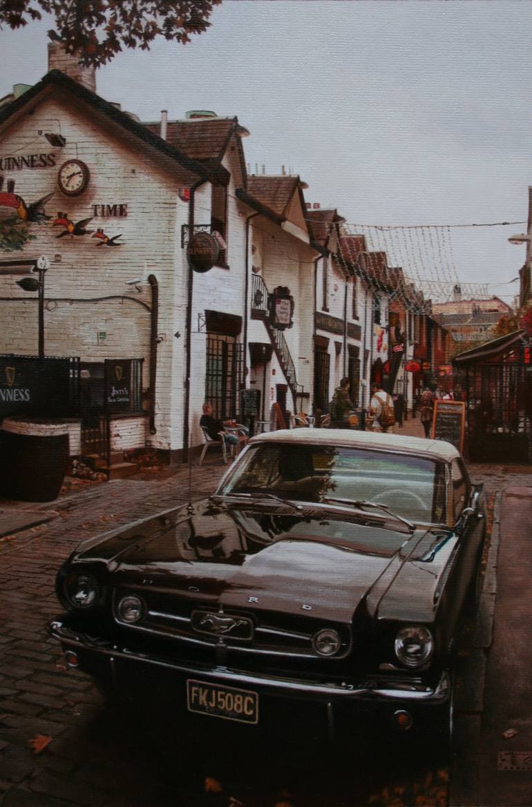 Mustang. Great George Lane Painting by Chris Jenkinson | Saatchi Art