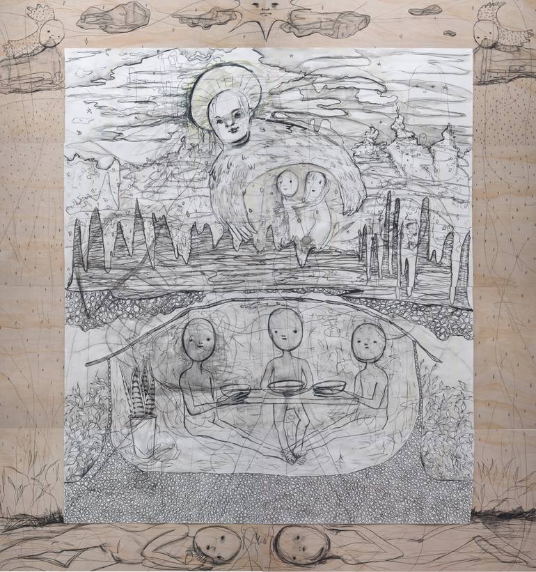 Drawing of indifference Drawing by Gyunghwa Roh | Saatchi Art