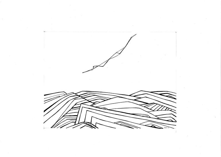 The Diver Drawing by Inactive Inactive | Saatchi Art