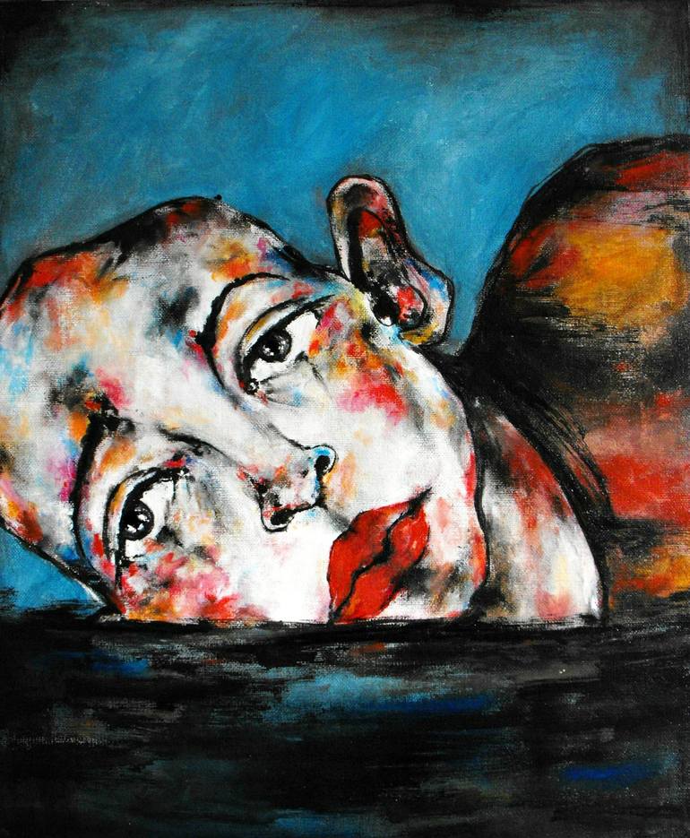 Androgynia 09 Painting by Maia Sandrine | Saatchi Art