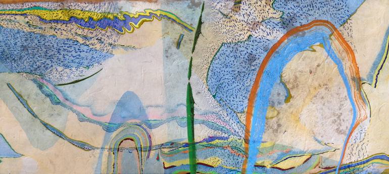 Unfolding Terrain Painting by Kathryn Fanelli | Saatchi Art