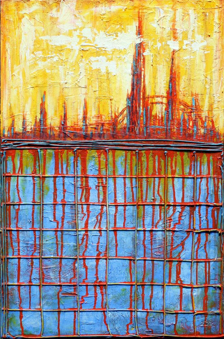 From The Rivers Edge Painting by Seb van B | Saatchi Art