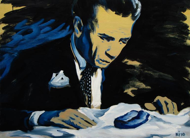 blue widget Painting by Igor Konovalov | Saatchi Art