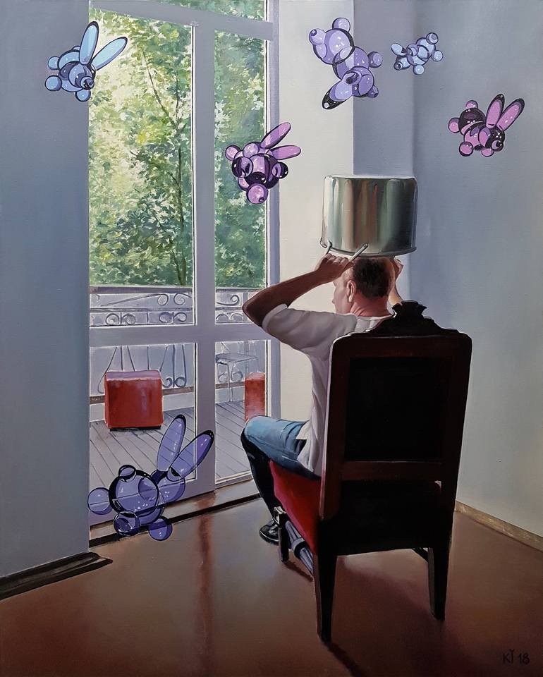 where is borsch? Painting by Igor Konovalov | Saatchi Art