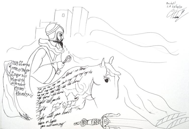 Boabdil Drawing by Christian David Bugueño Zambra | Saatchi Art