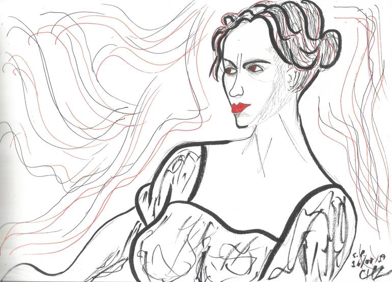 Judith Drawing by Christian David Bugueño Zambra | Saatchi Art