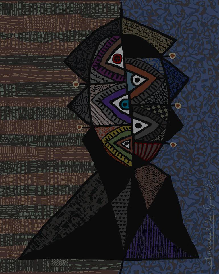 Confused Painting by Chanchal Kumar Guin | Saatchi Art