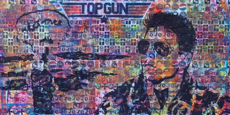 Top Gun: E=mc2 Painting by Shawn Shawn | Saatchi Art