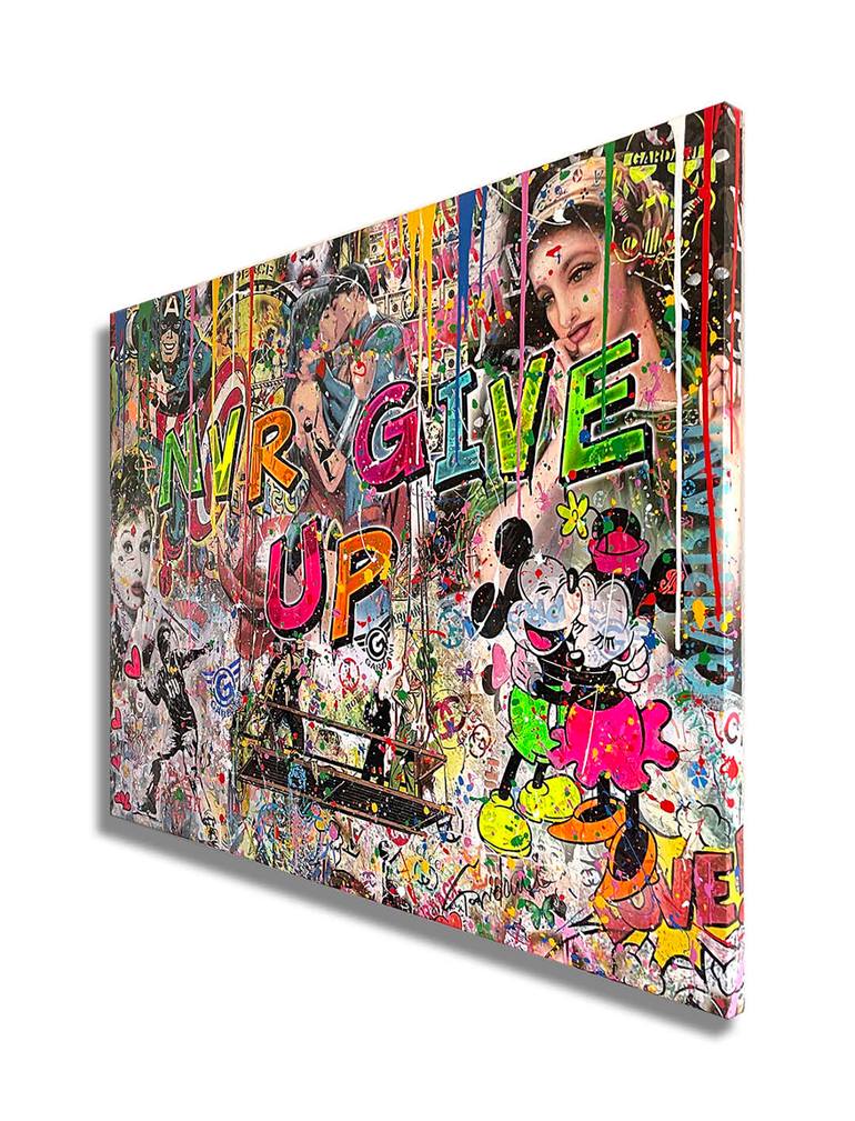 Never - Original Painting on Canvas Painting by Gardani Art | Saatchi Art