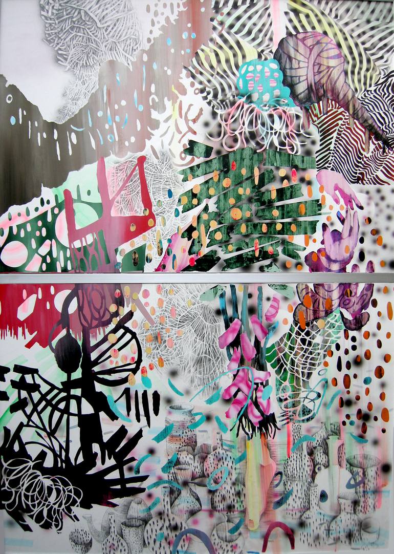 Tipping the Scales Painting by Carlson Hatton | Saatchi Art