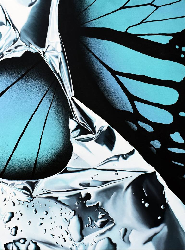 The Butterfly Effect Painting by Drew Darcy | Saatchi Art