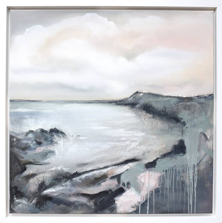 Coastal Tide Painting by Drew Darcy | Saatchi Art