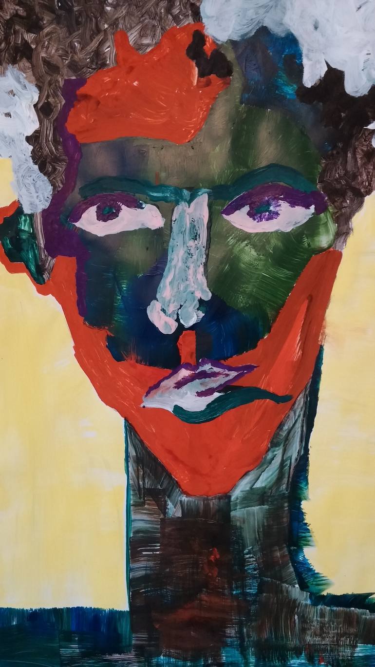 Selfi Painting by Salah Seif | Saatchi Art