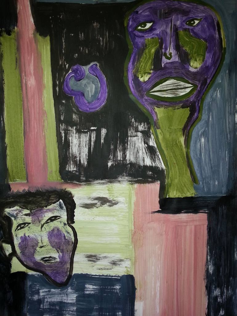 Still challenge Painting by Salah Seif | Saatchi Art