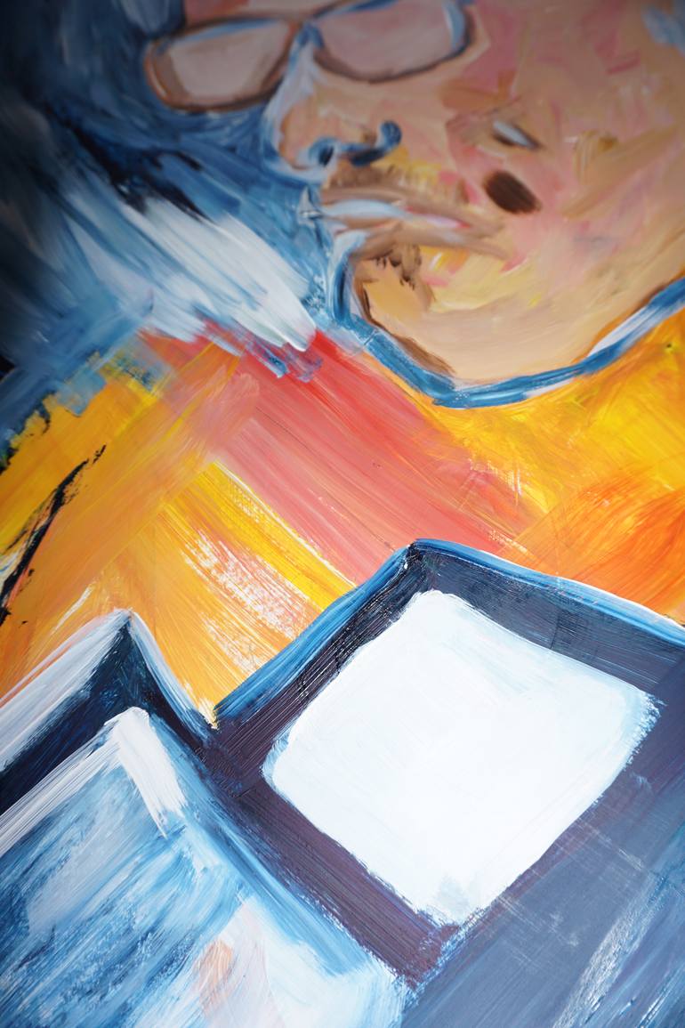 selfie Painting by Salah Seif | Saatchi Art