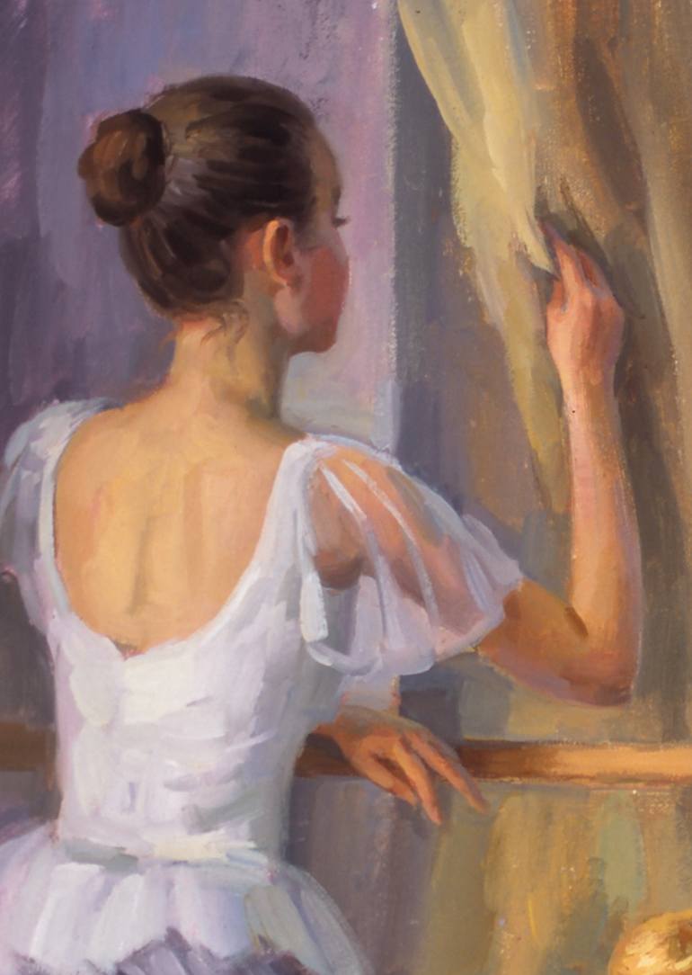 Black and White Tutu. Painting by Serguei Zlenko | Saatchi Art