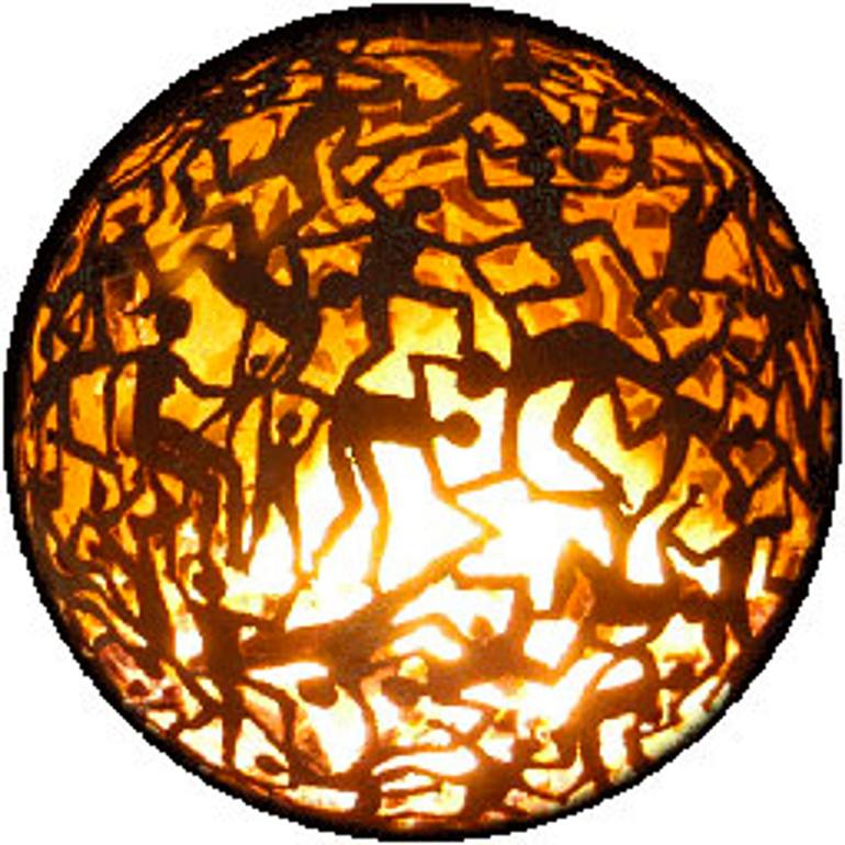 The Original Fire Ball Sculpture by Aragorn Dick-Read | Saatchi Art