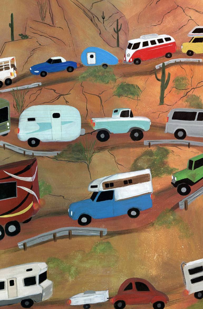 Back to the Grind Painting by Karyn Robinson | Saatchi Art