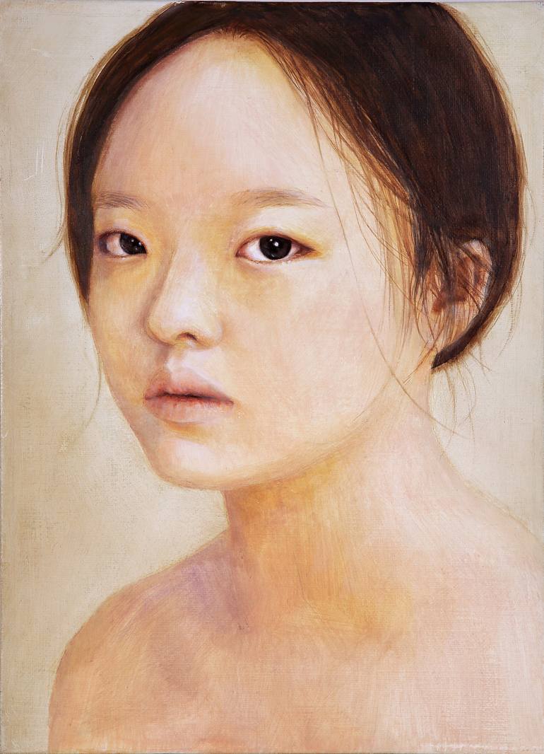 gaze Painting by Woori Bai | Saatchi Art