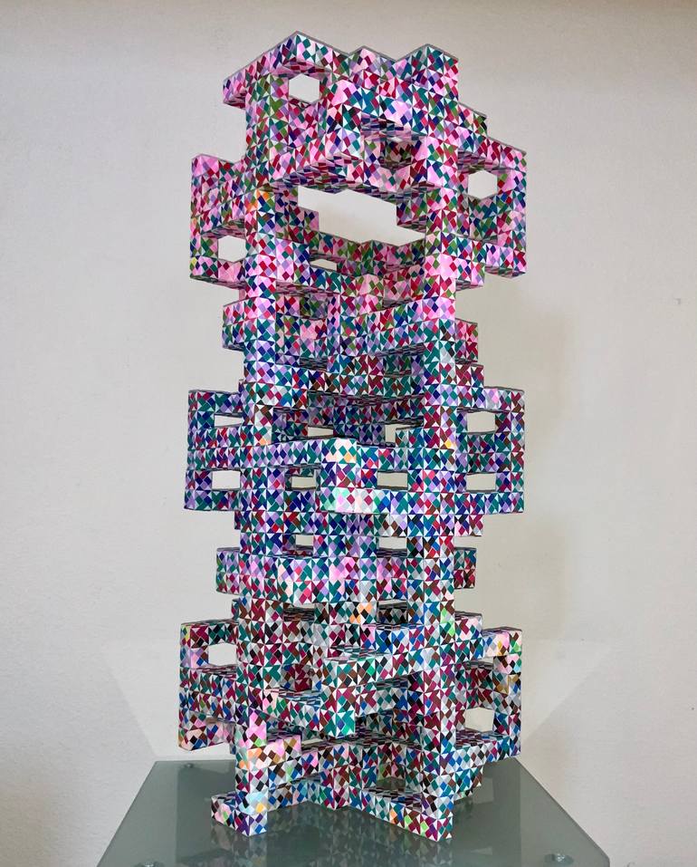 7500 Sheet Origami Architecture Cubic Dissection Sculpture by Vance ...