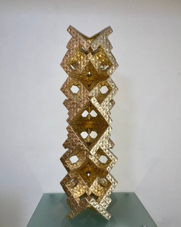 Origami Tower Cubic Architecture Geometric Reflection Fine Art ...